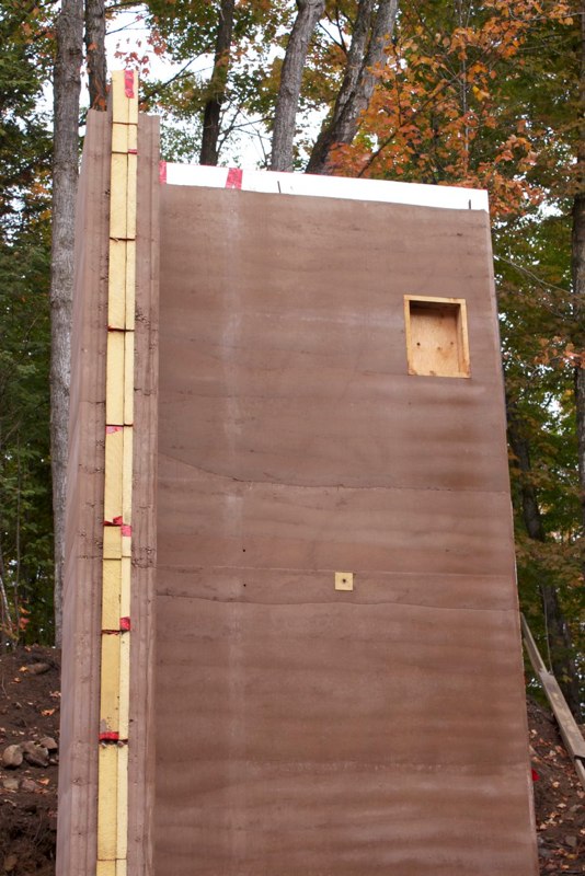 Construction begins on unique rammed earth home - Huntsville Doppler