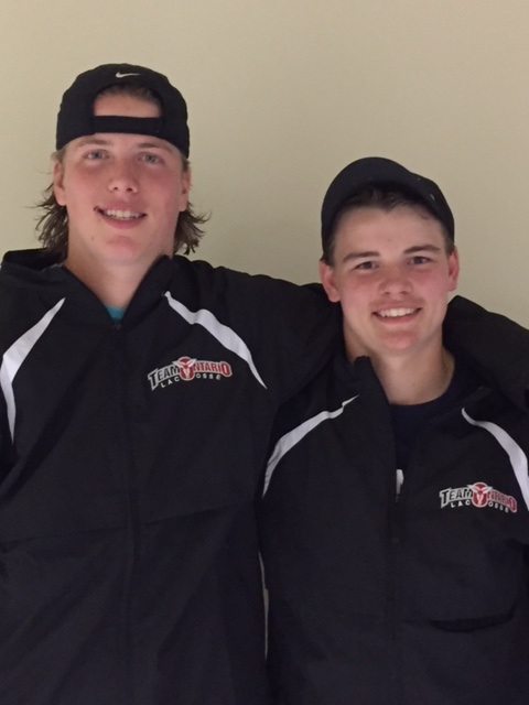 Caleb Creasor and Jason Knox earn spots on provincial lacrosse team