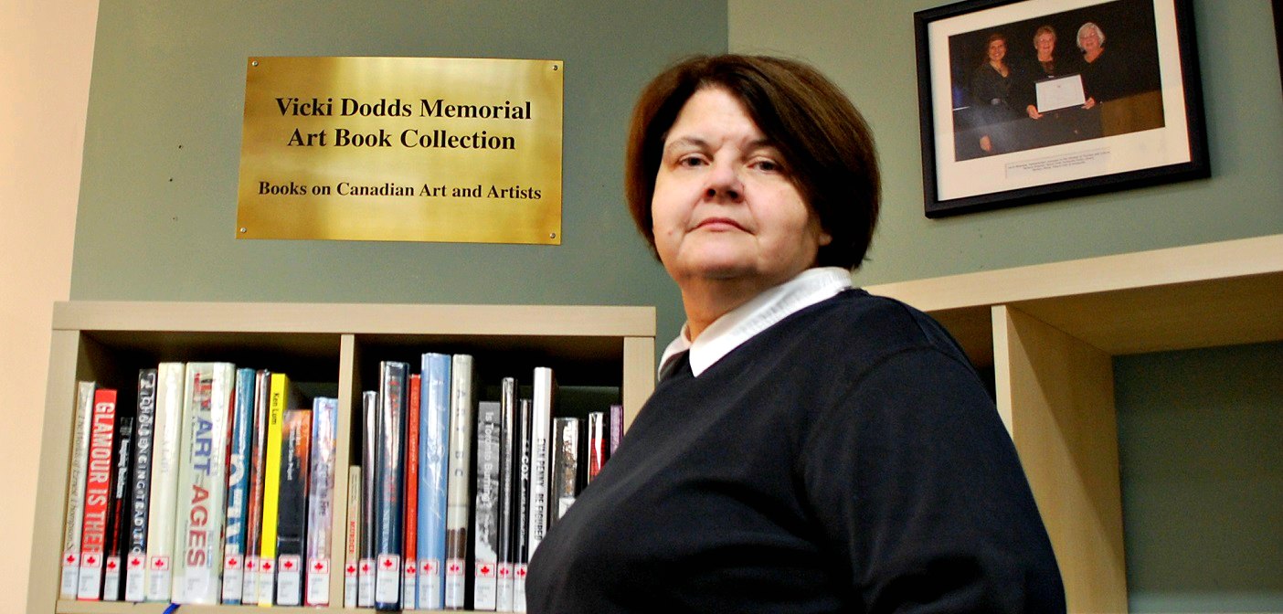The growing Vicki Dodds Memorial Art Book Collection is a fitting ...
