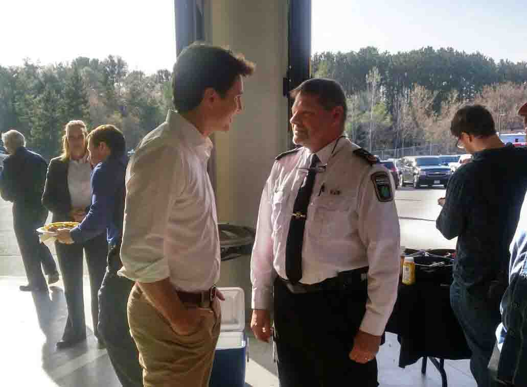 Prime Minister Justin Trudeau thanks first responders for their efforts ...
