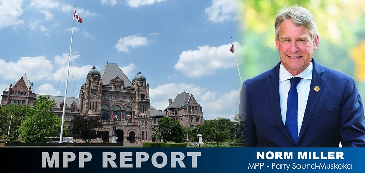 Thank you for your sacrifices: MPP Norm Miller - Huntsville Doppler
