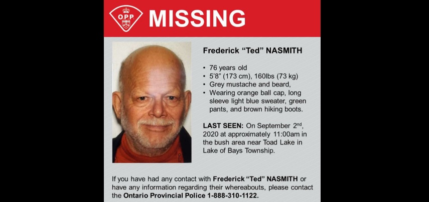 FOUND | OPP searching for missing male in Limberlost area - Huntsville ...