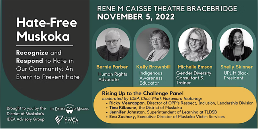 Inaugural Hate Free Muskoka event takes place Nov. 5 - Huntsville Doppler