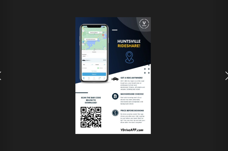 Ride service YDRIVE officially launches in Huntsville - Huntsville Doppler