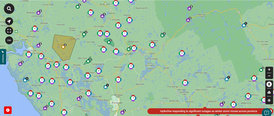 Power outages, downed trees and huge amounts of snow hit area ...