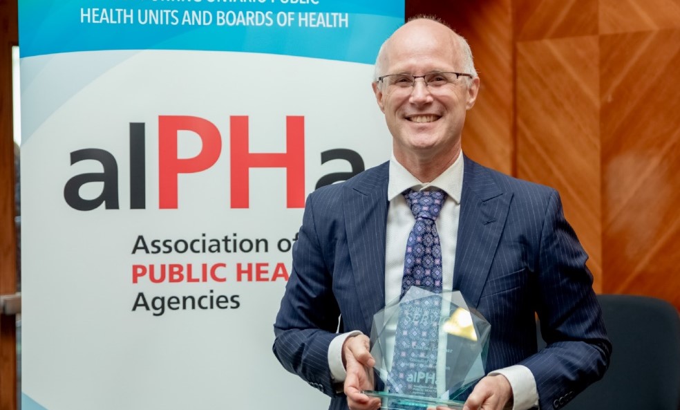 Association of Local Public Health Agencies honours Dr. Charles Gardner ...