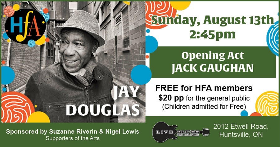Etwell Concert Series and HfA present Jay Douglas on August 13 - Huntsville Doppler