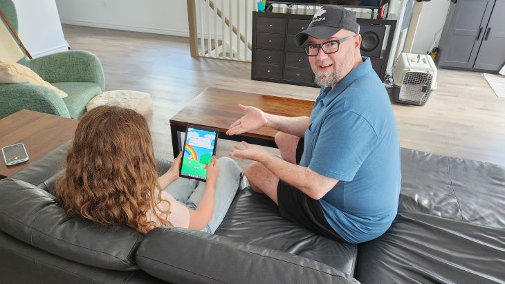Local dad creates an app to help his daughter learn her times tables ...