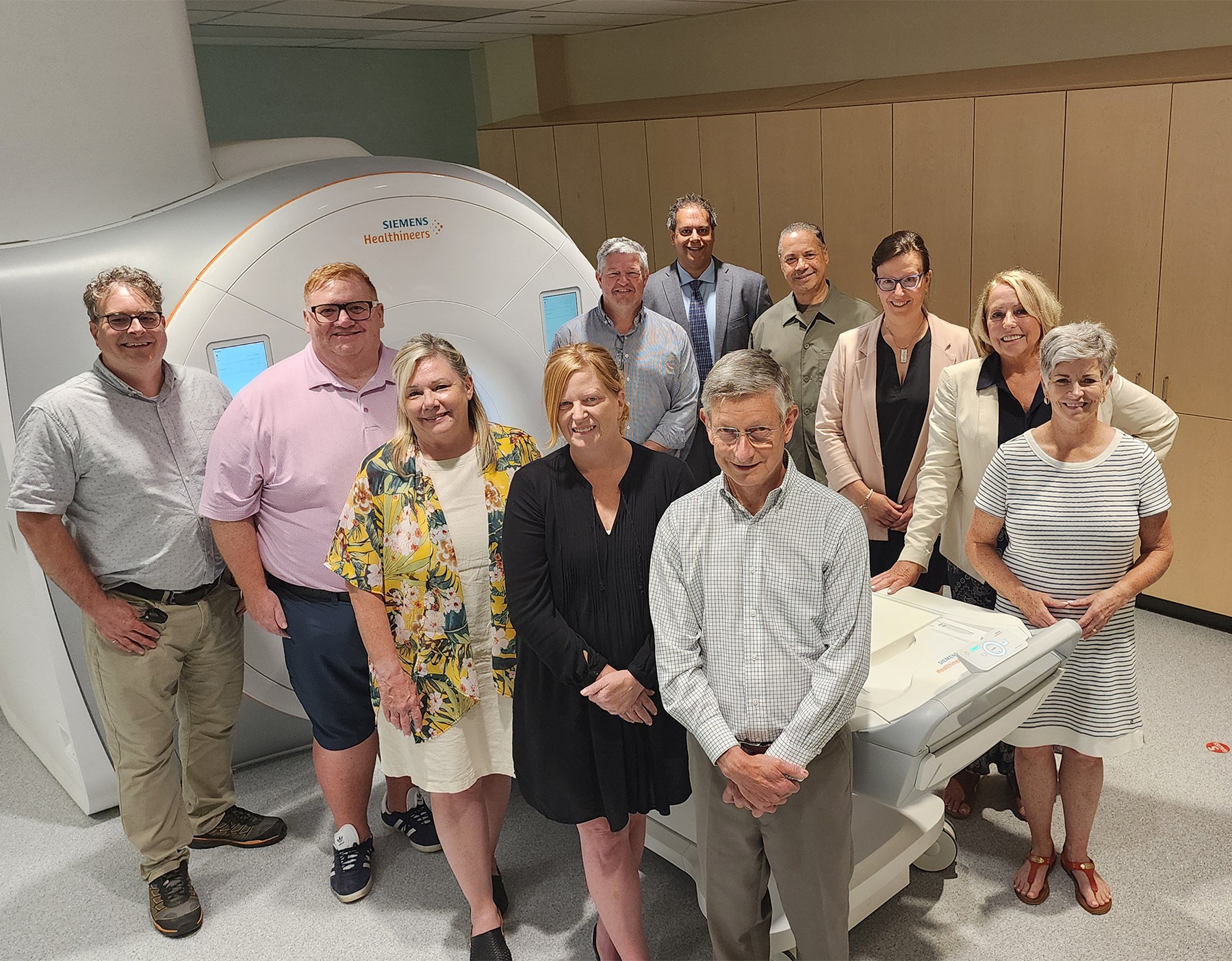Community members celebrate the official opening of the MRI suite at ...