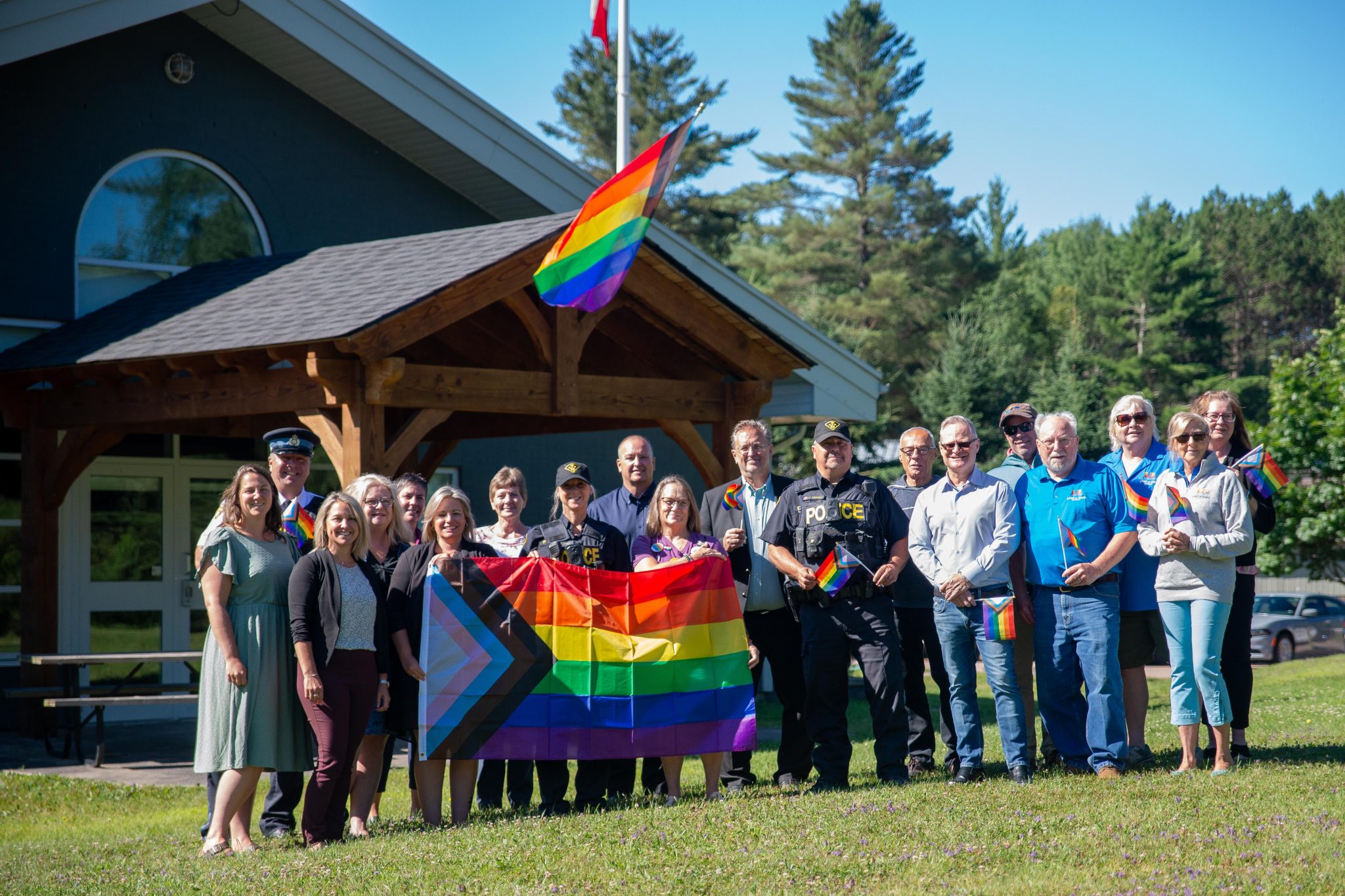 Rainbow Pride flags fly over Muskoka - Huntsville Doppler