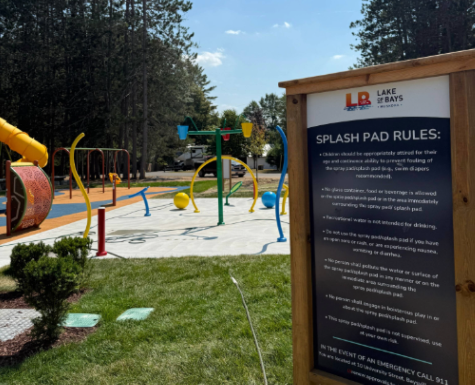 Completion of Baysville splash pad delayed to add water recirculation ...