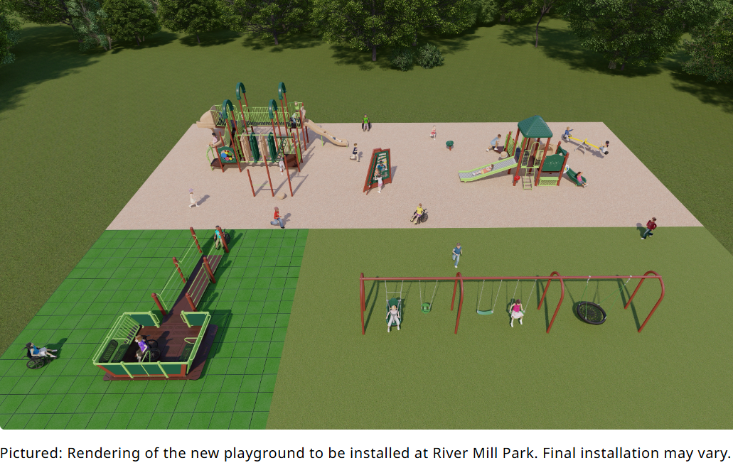New playground planned for River Mill Park, work to begin Sept. 23 ...