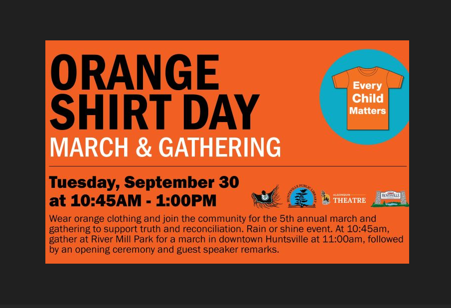 Orange Shirt Day activities in Huntsville - Huntsville Doppler