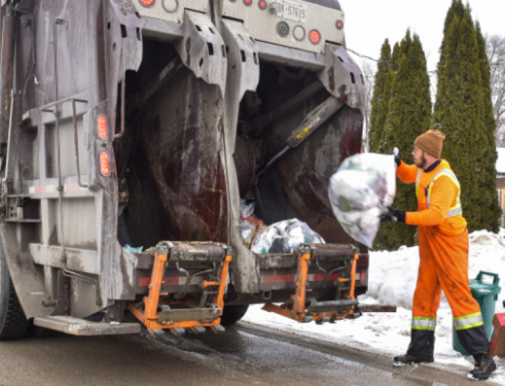 Winter bi-weekly garbage collection begins the week of November 3, 2025 ...