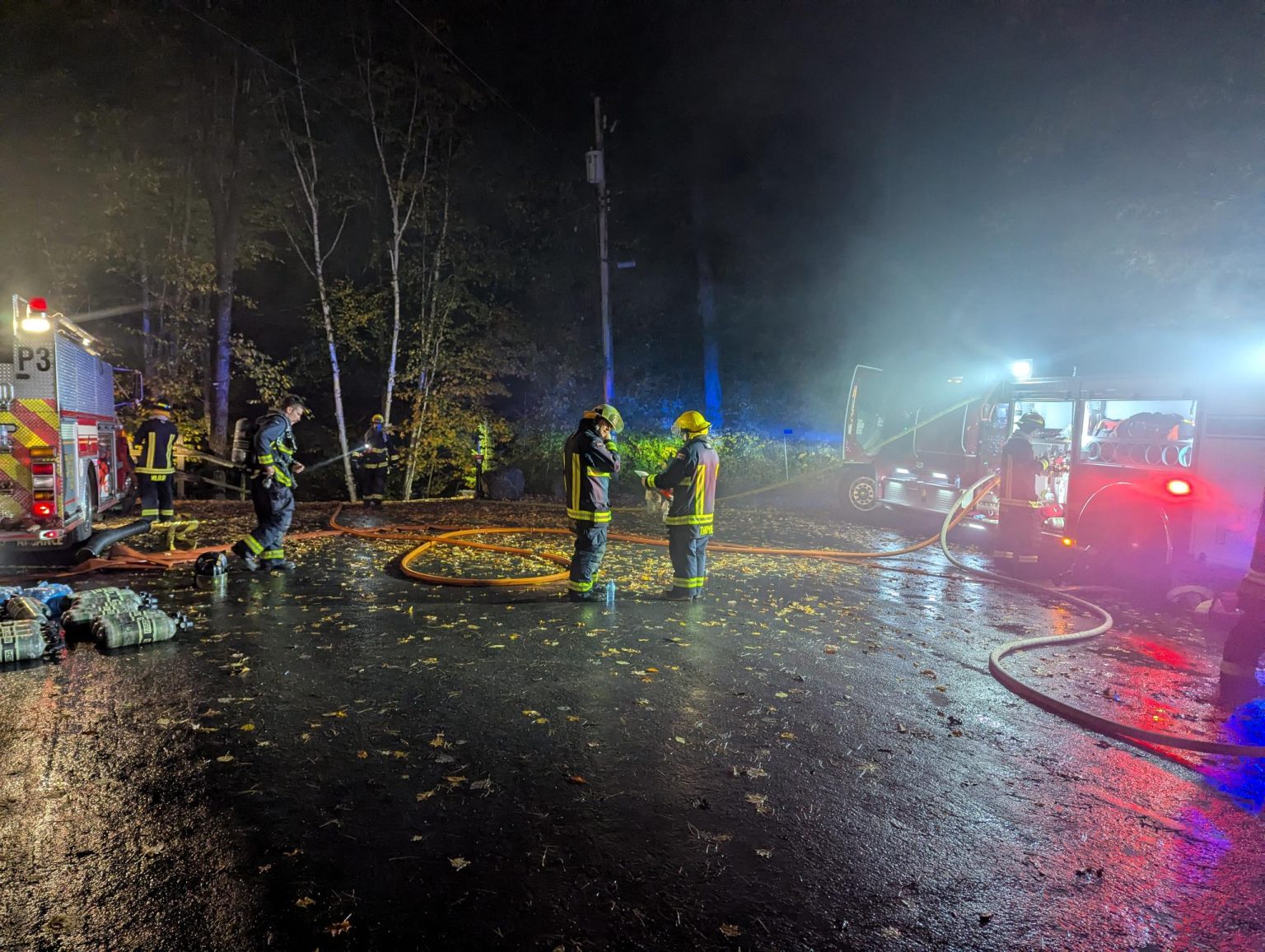 Early morning fire destroys home in Lake of Bays - Huntsville Doppler